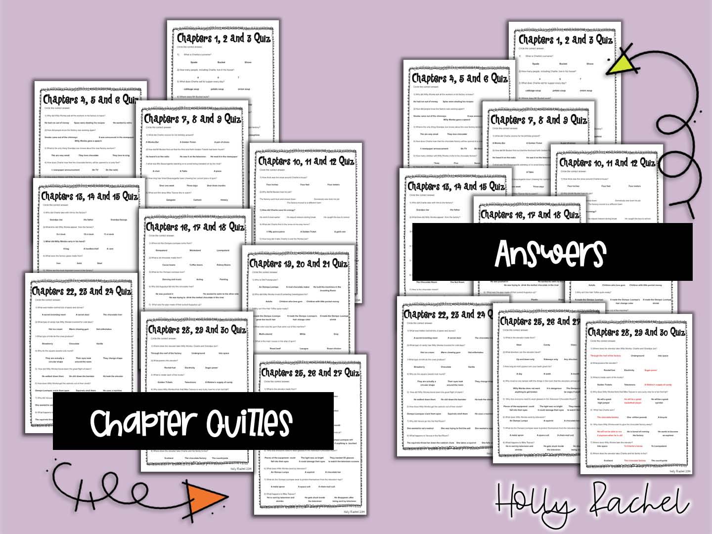 Charlie and the Chocolate Factory Novel Study Activities - Teach with ...